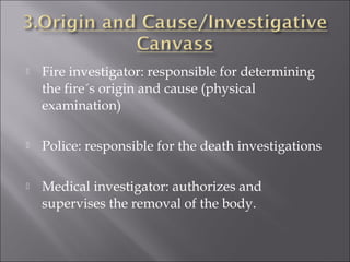 Fatal Fire Investigation (Forensic Science) | PPT