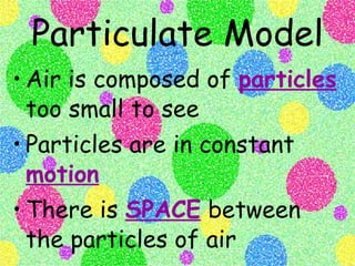 Investigation 3 2 air is matter 2010 | PPT