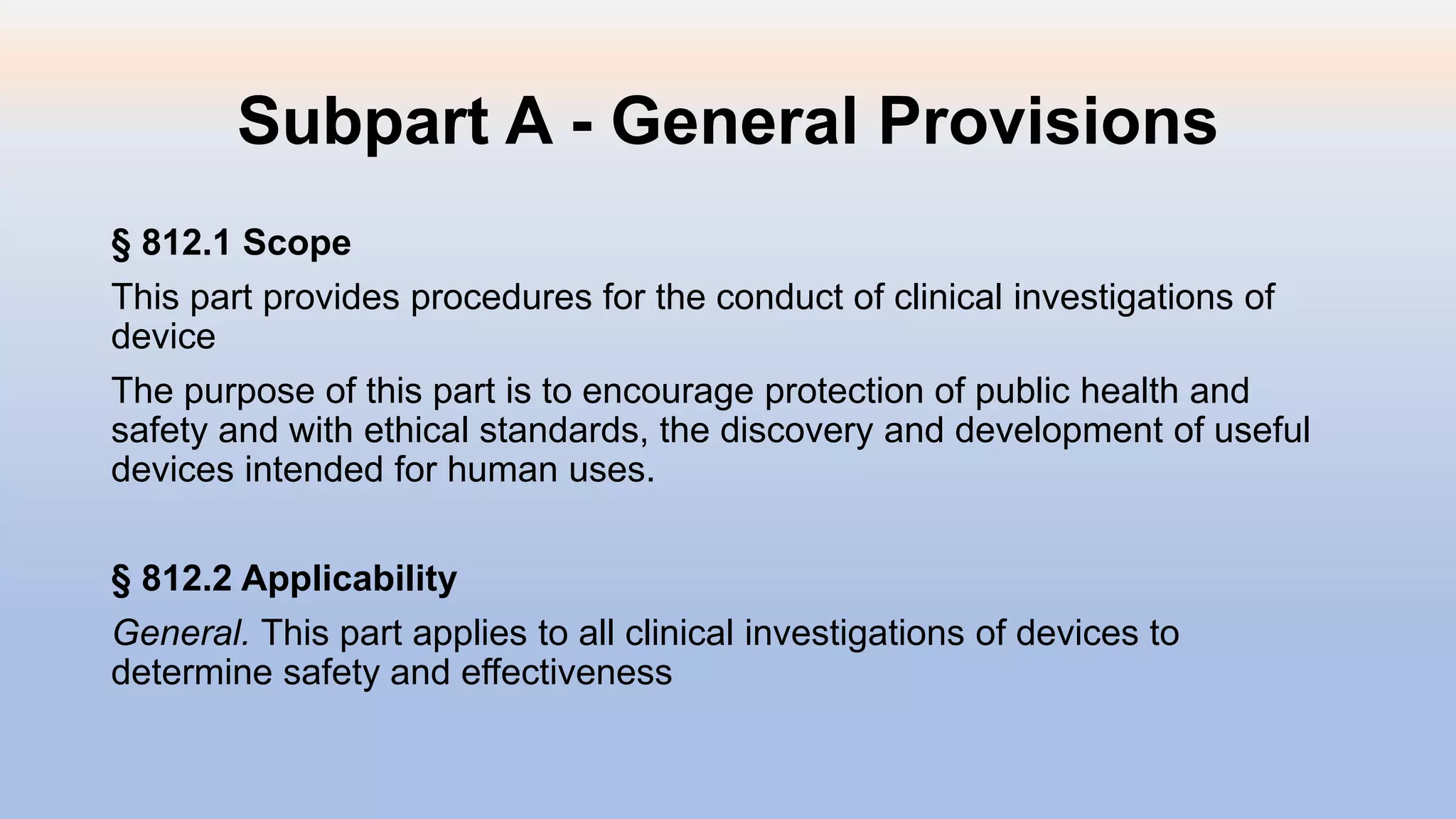 INVESTIGATIONAL DEVICE EXEMPTIONS.pptx