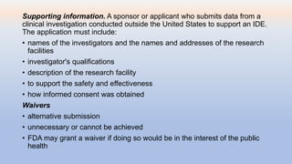 INVESTIGATIONAL DEVICE EXEMPTIONS.pptx