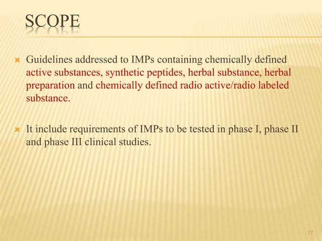 Investigational medical product dossier | PPTX | Pharmaceutical ...