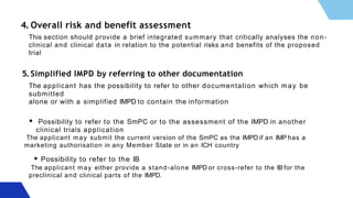 Investigational medicinal product dossier | PPTX