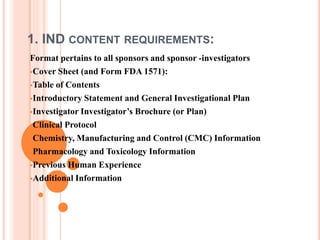 Investigational new drug | PPTX