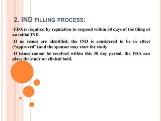 Investigational new drug | PPTX