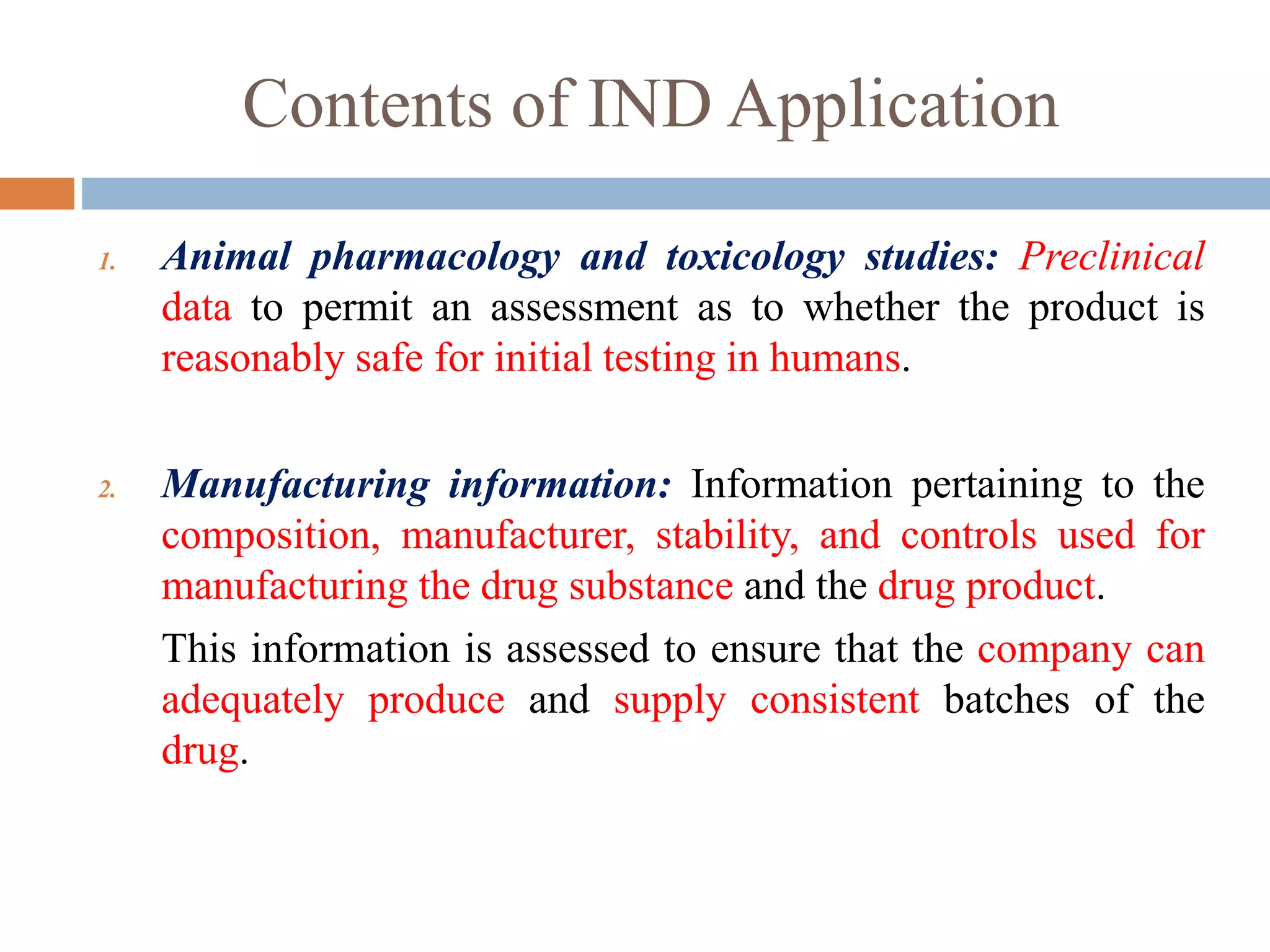 Investigational New Drug Application | PPTX