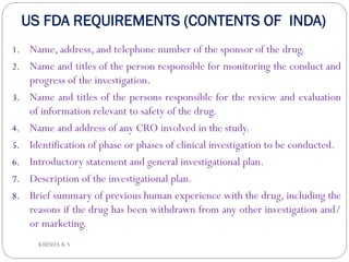 Investigational new drug application | PDF