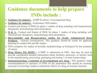 Investigational new drug (IND) | PPTX