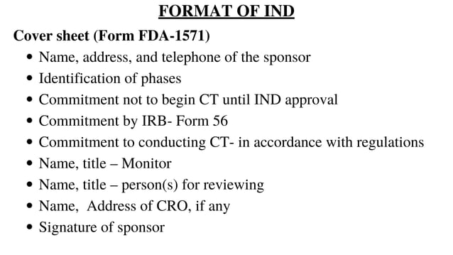 INVESTIGATIONAL NEW DRUG [IND] APPLICATION SUBMISSION (1).pdf ...