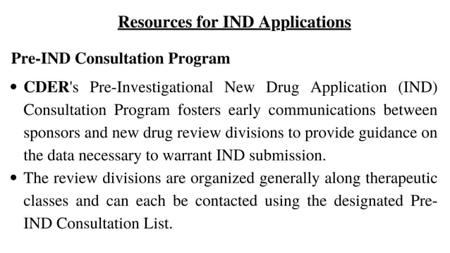 INVESTIGATIONAL NEW DRUG [IND] APPLICATION SUBMISSION (1).pdf ...