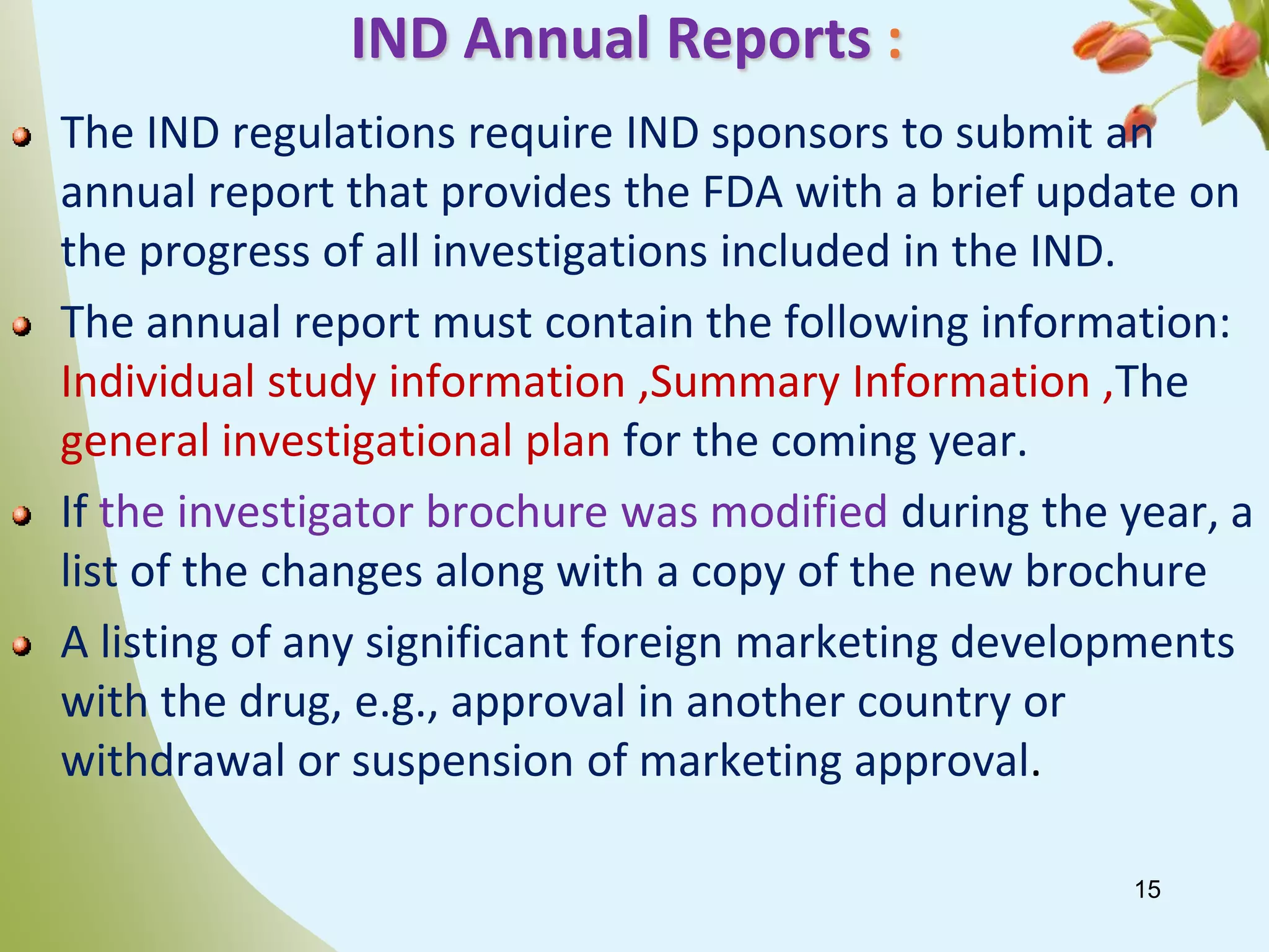 Investigational new drug ,orange book,understanding on 505(b) (2 ...