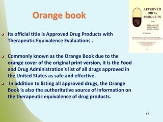 Investigational new drug ,orange book,understanding on 505(b) (2 ...