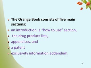 Investigational new drug ,orange book,understanding on 505(b) (2 ...