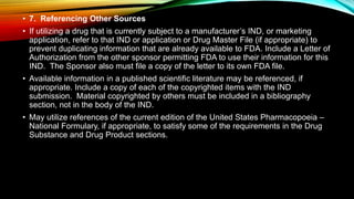 Investigational new drug (IND) | PPTX
