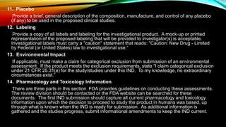 Investigational new drug (IND) | PPTX