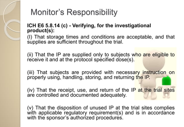 Investigational product management | PPTX