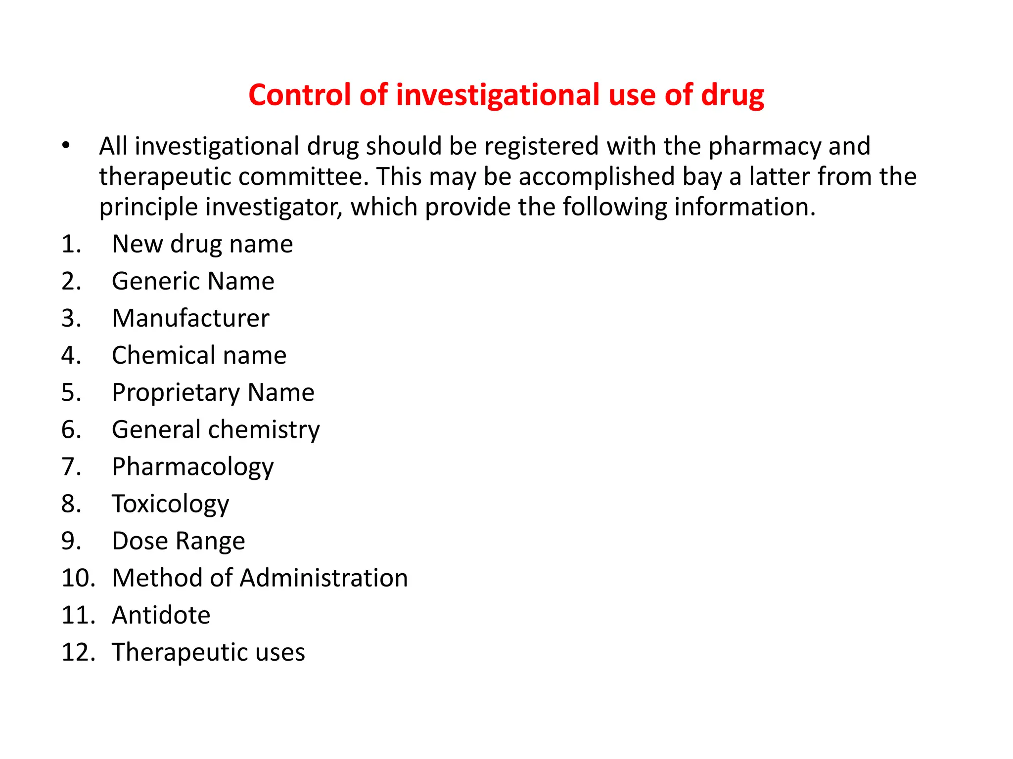 investigational use of drug by Mohd Rafiq.pptx