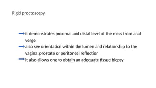 Investigation and Staging.pptx of cancers of lower gastro intestinal ...