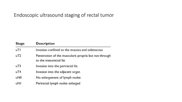 Investigation and Staging.pptx of cancers of lower gastro intestinal ...