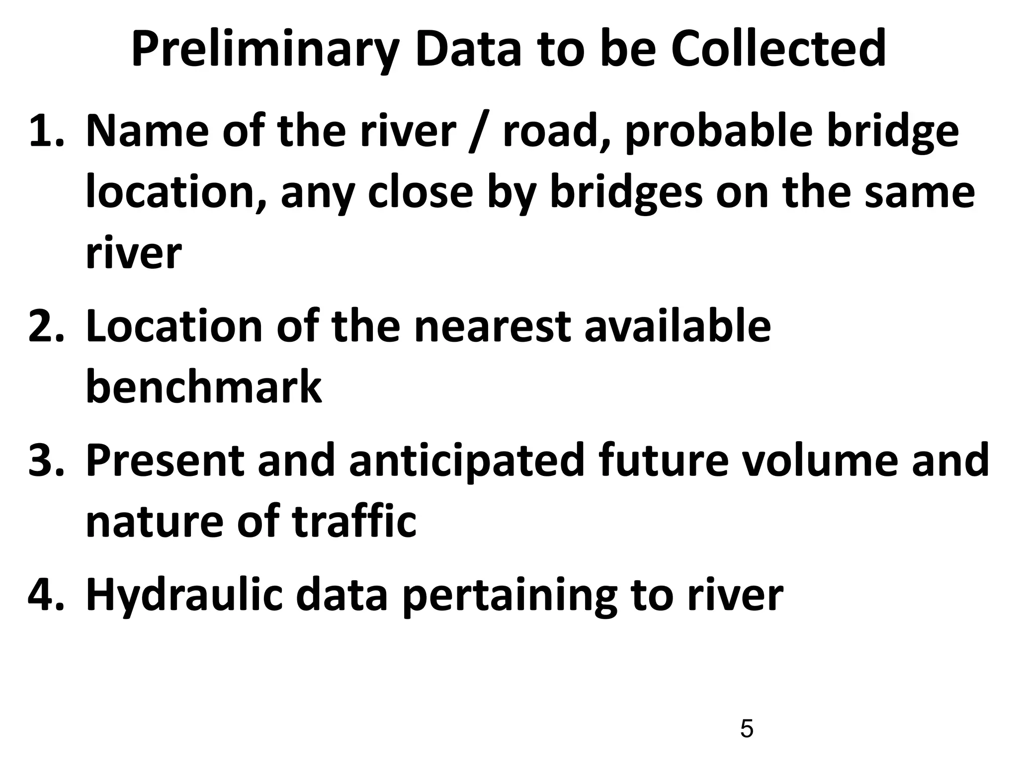 Investigation for bridge construction | PDF