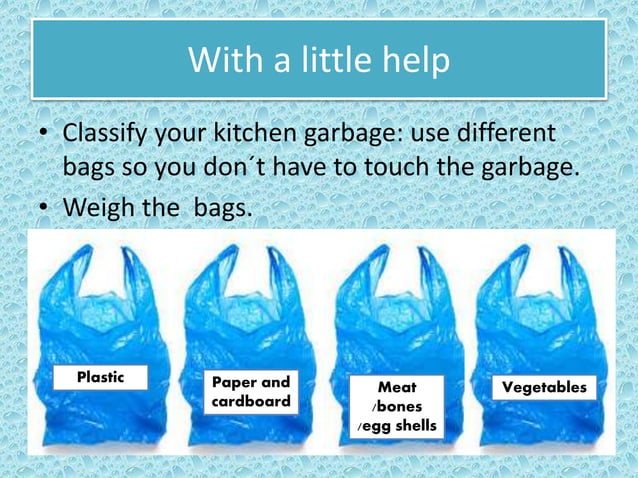 Investigation garbage | PPTX | Food & Drink