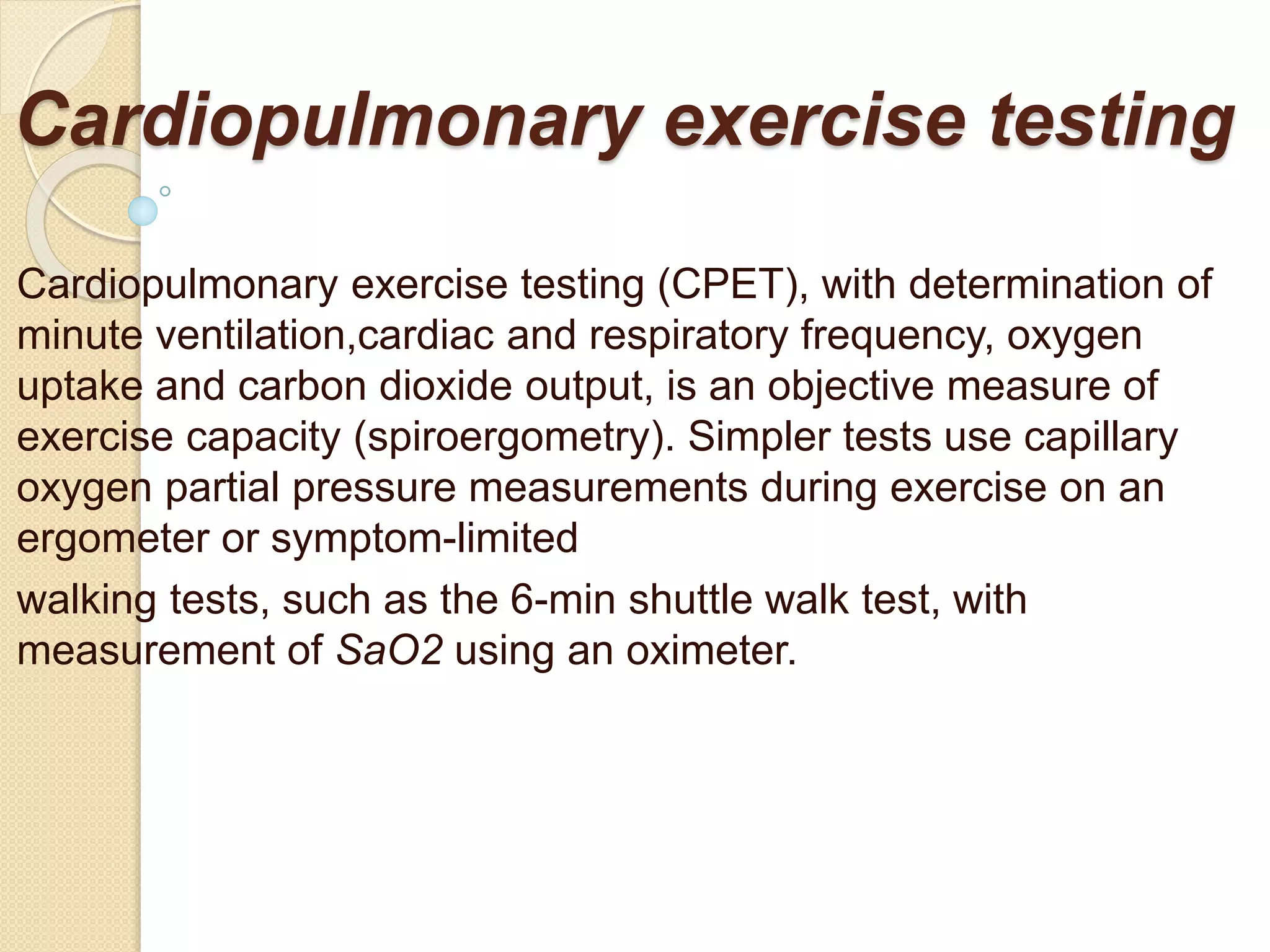 INVESTIGATION IN RESPIRATORY SYSTEM | PPTX