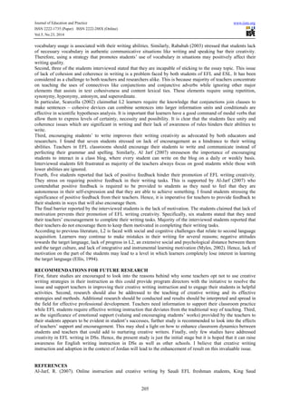 Investigation into strategies of creativity in efl writing in jordan ...