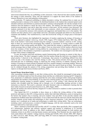 Investigation into strategies of creativity in efl writing in jordan ...