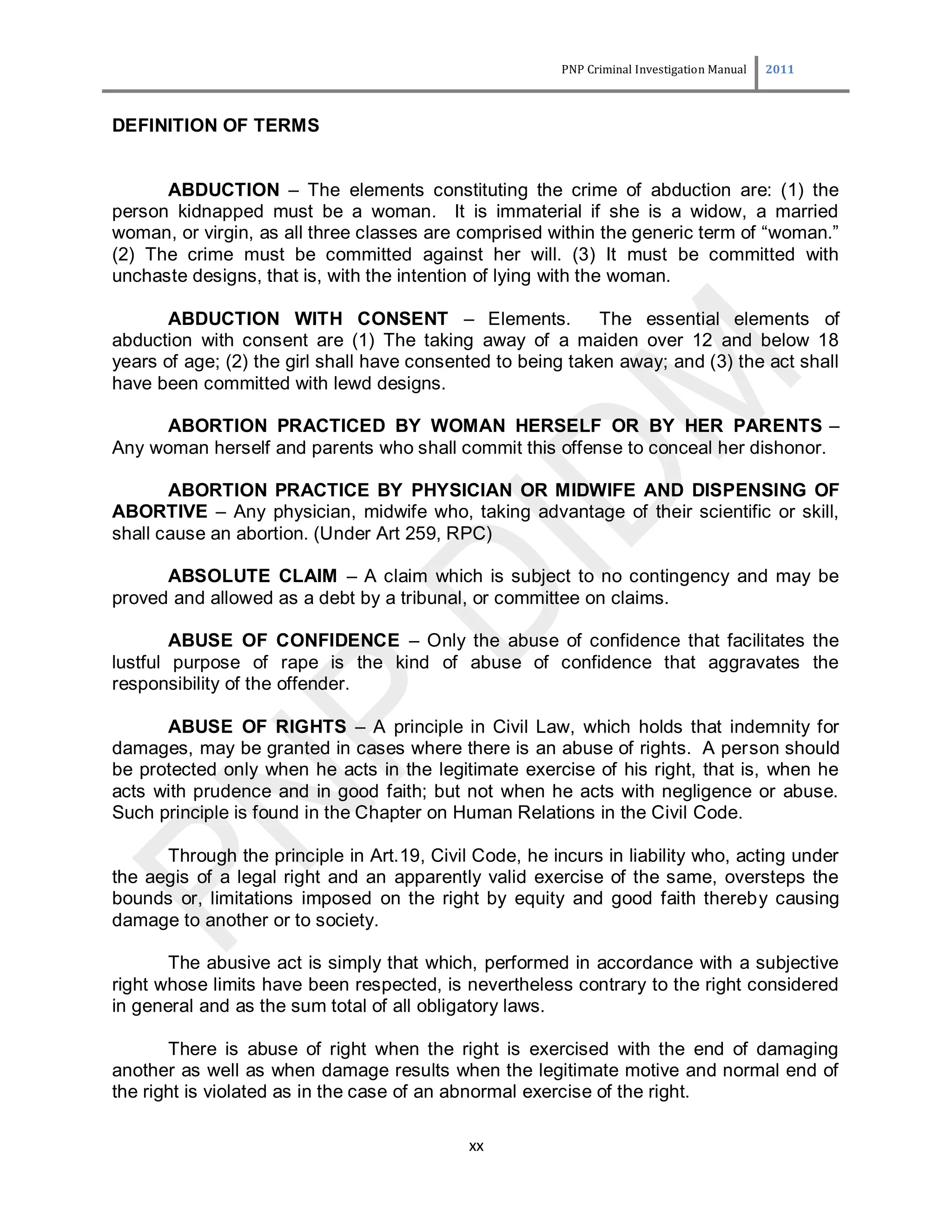 PNP --Criminal Investigation Manual 2021 | PDF