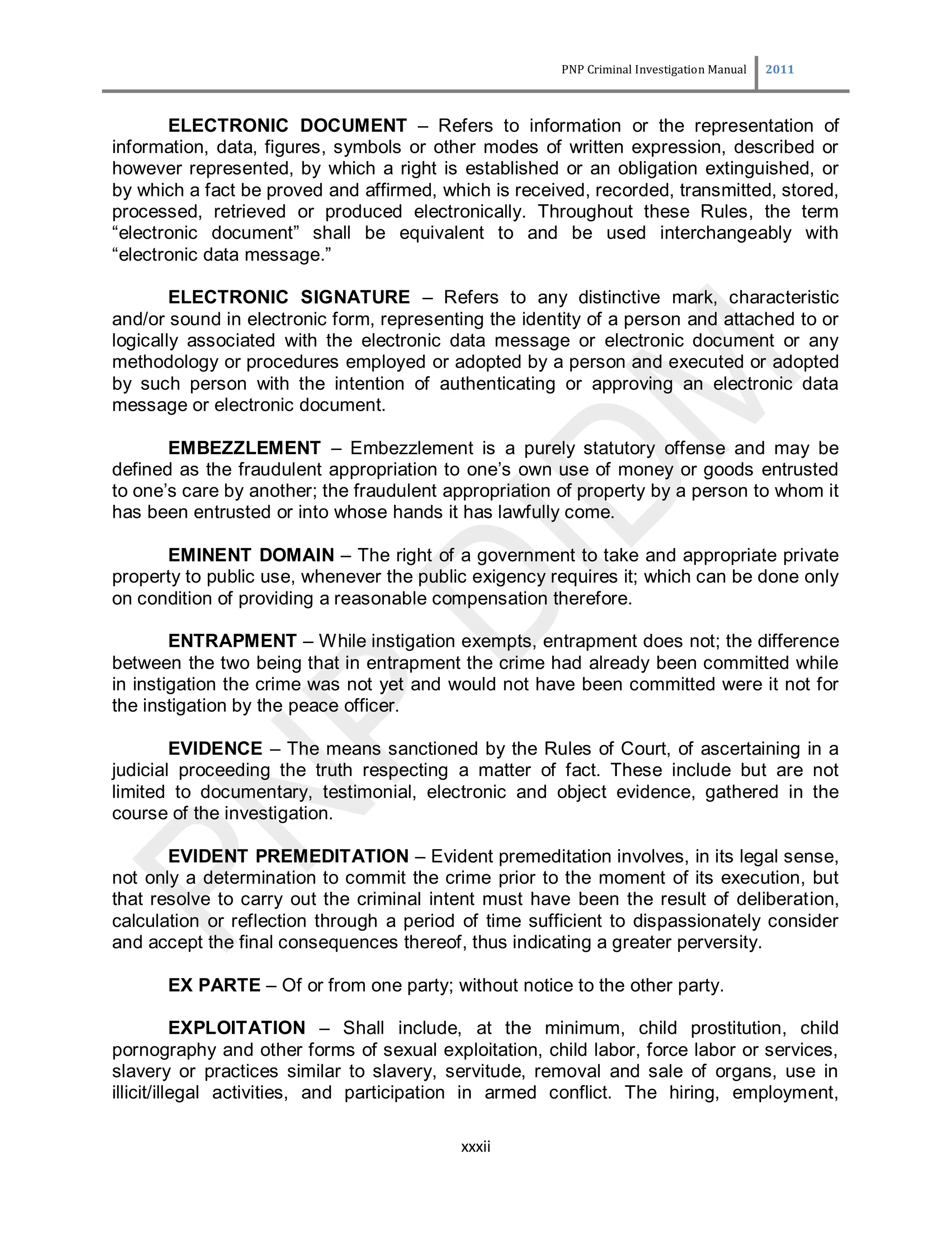 PNP --Criminal Investigation Manual 2021 | PDF