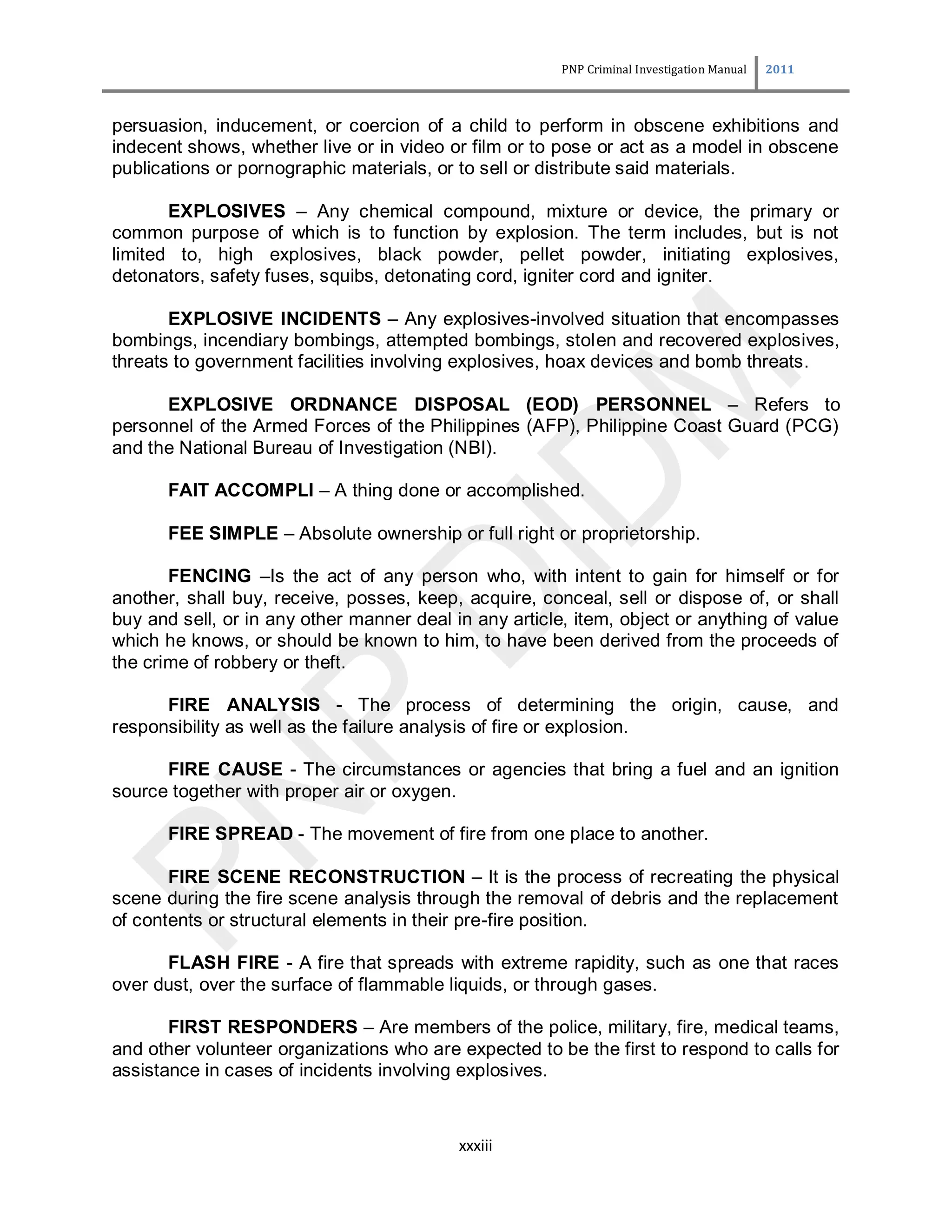 PNP --Criminal Investigation Manual 2021 | PDF