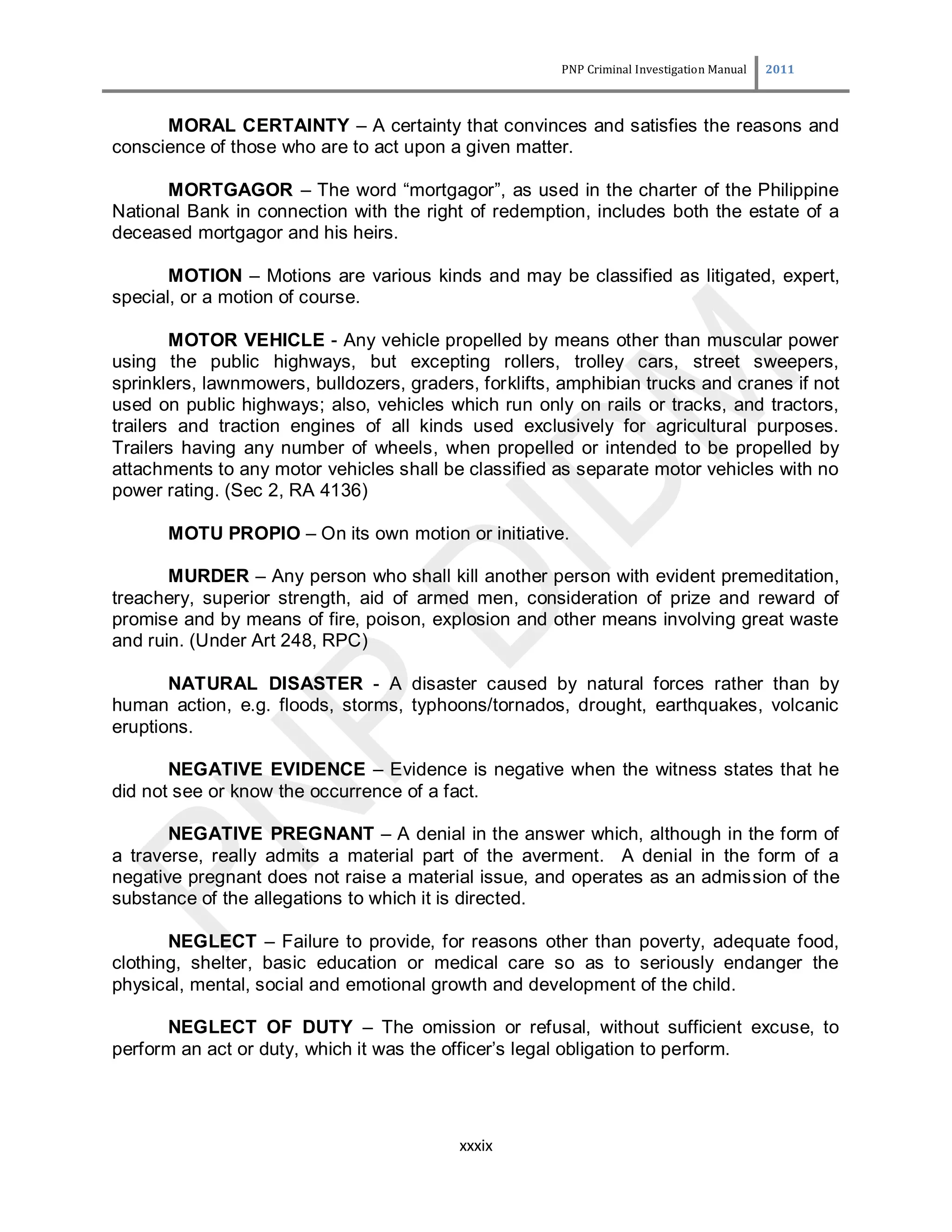 PNP --Criminal Investigation Manual 2021 | PDF