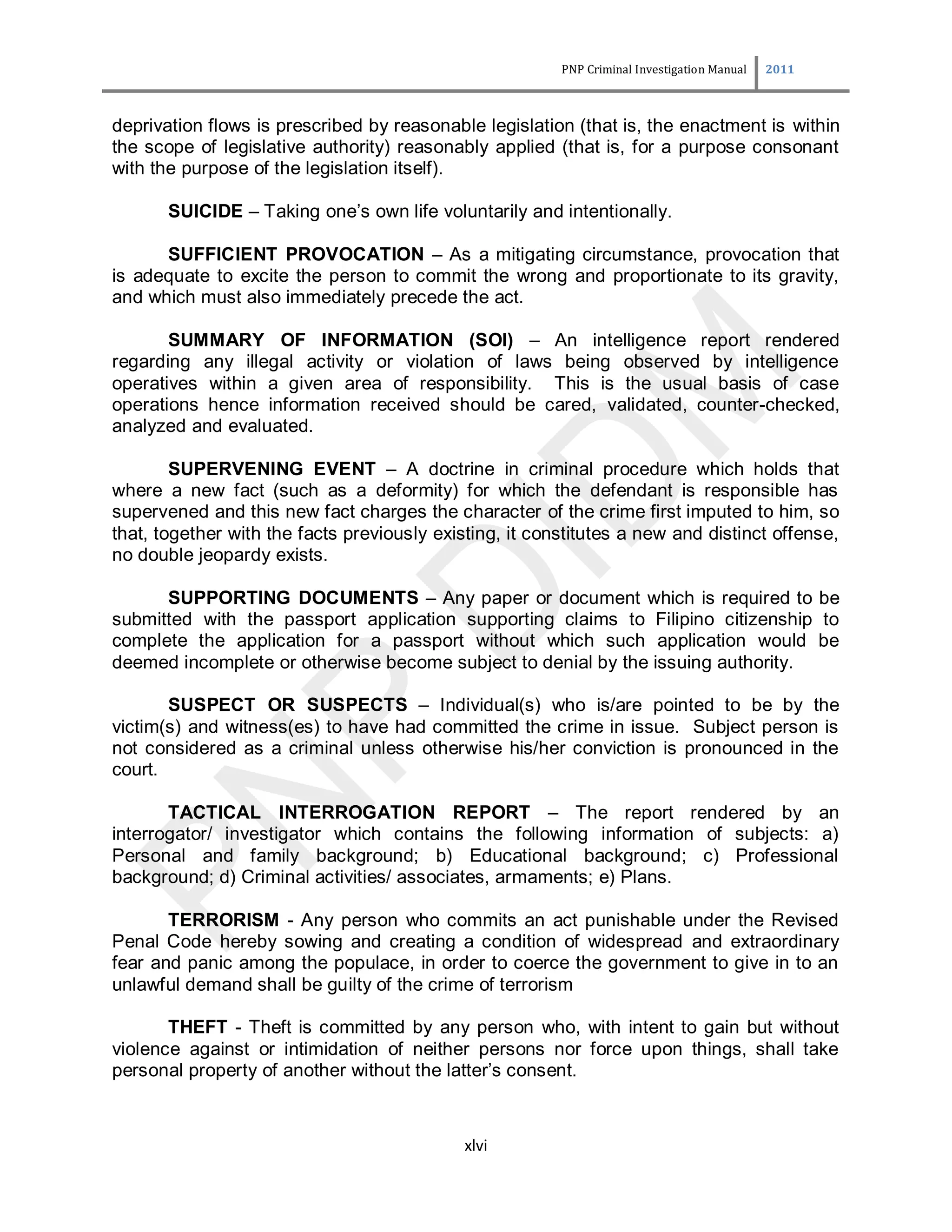 PNP --Criminal Investigation Manual 2021 | PDF