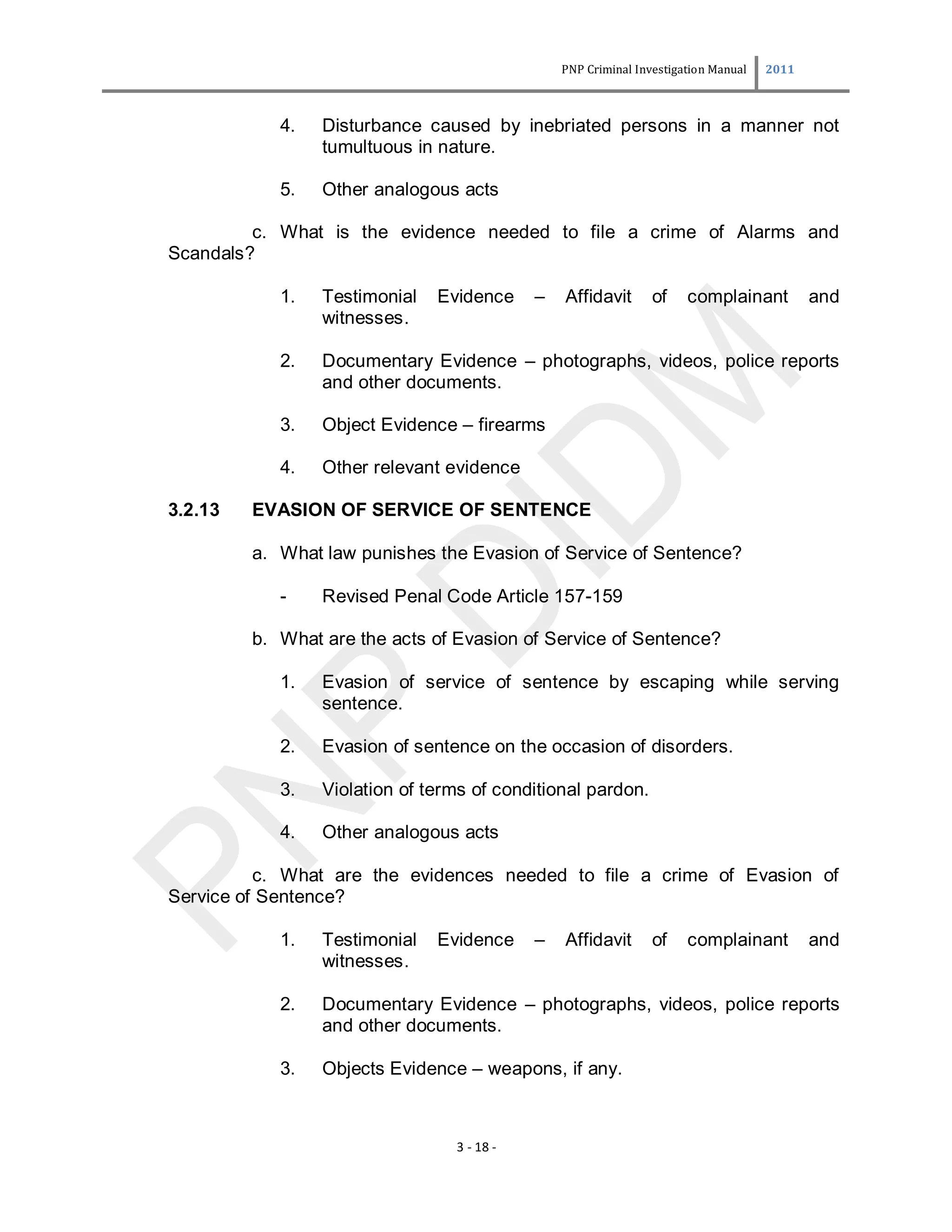 PNP --Criminal Investigation Manual 2021 | PDF