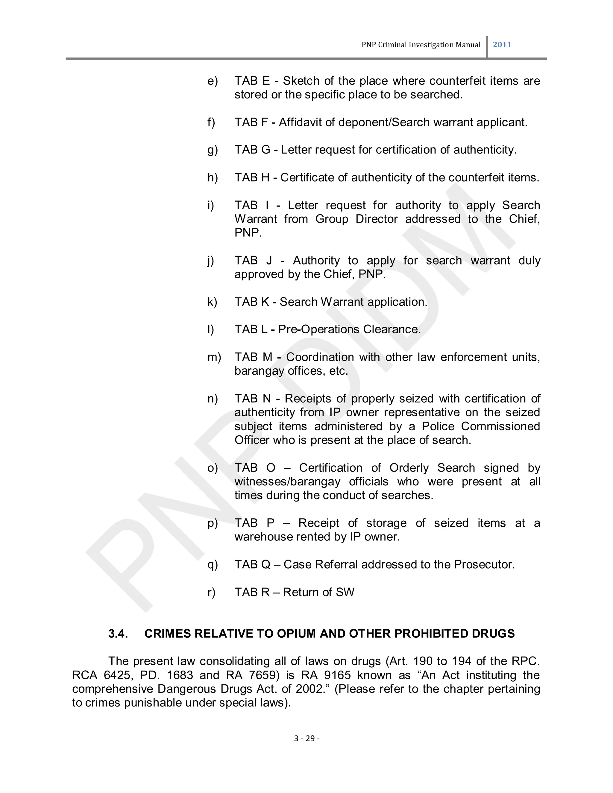 PNP --Criminal Investigation Manual 2021 | PDF