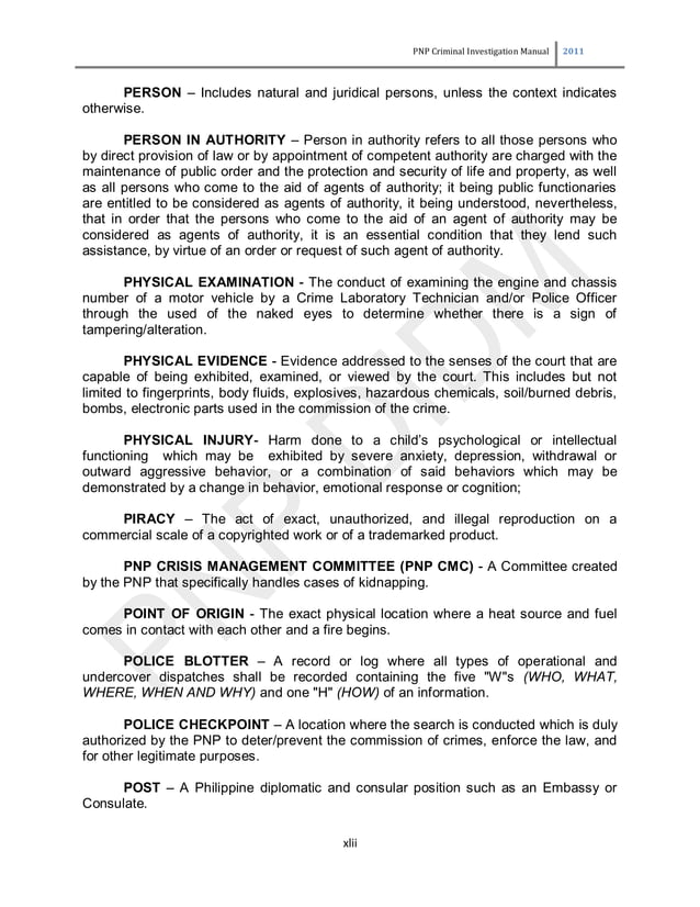 PNP --Criminal Investigation Manual 2021 | PDF