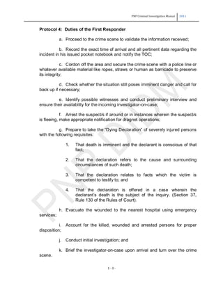 PNP --Criminal Investigation Manual 2021 | PDF