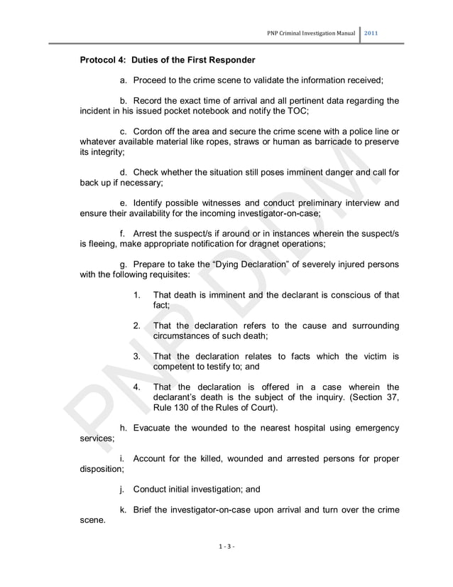 PNP --Criminal Investigation Manual 2021 | PDF