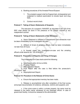 PNP --Criminal Investigation Manual 2021 | PDF