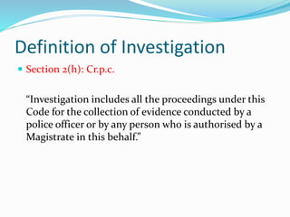 Investigation of a cyber crime | PPTX