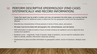 Investigation of an outbreak.pptx | Infectious Diseases | Diseases and ...