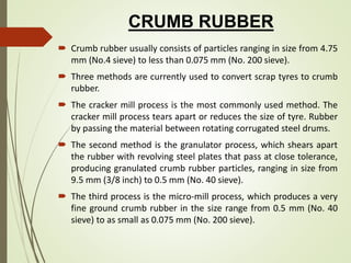Investigation of behaviour of concrete on adding crumb | PPTX