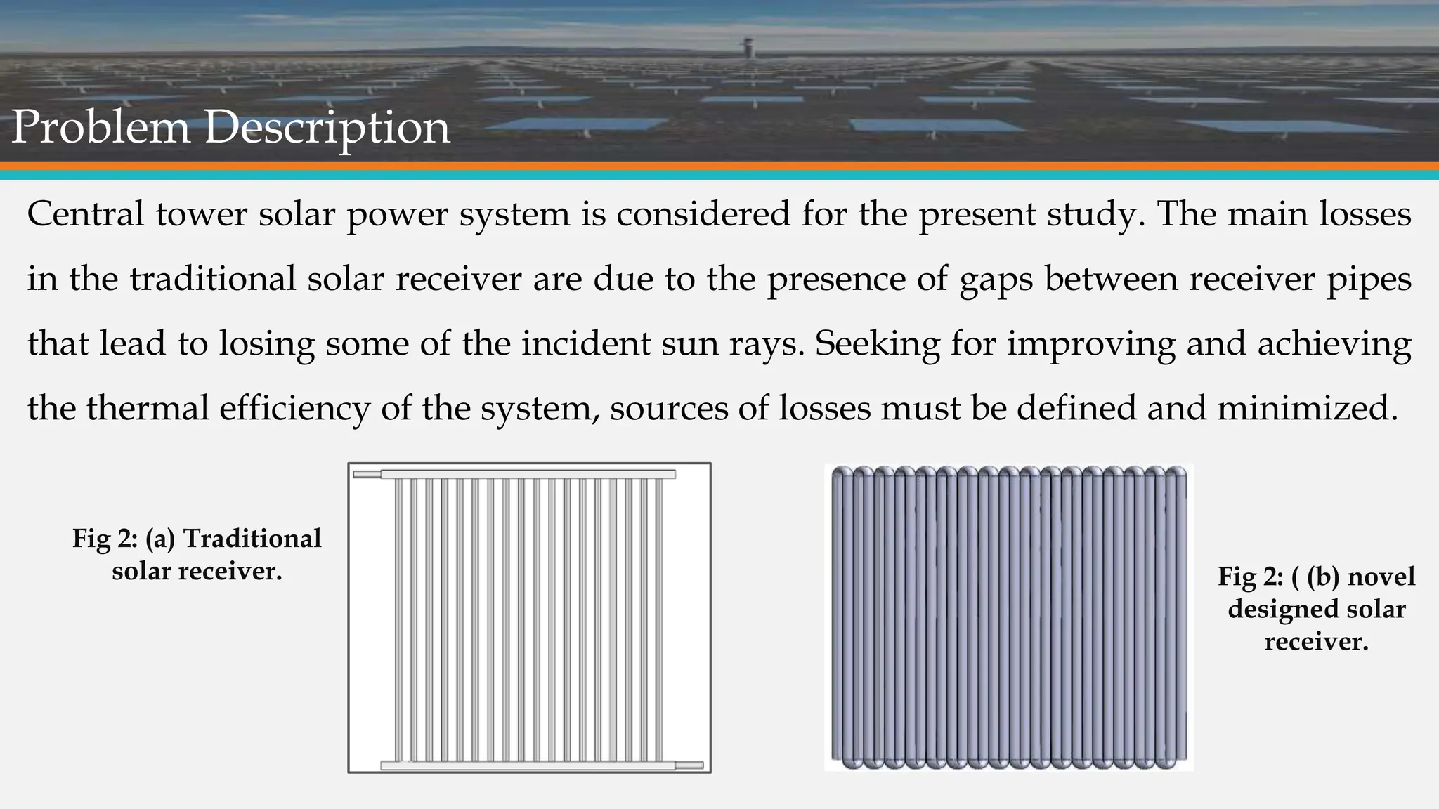 heat transfer enhancement for Central solar tower | PPTX