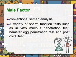 Investigation of infertility modified | PPT