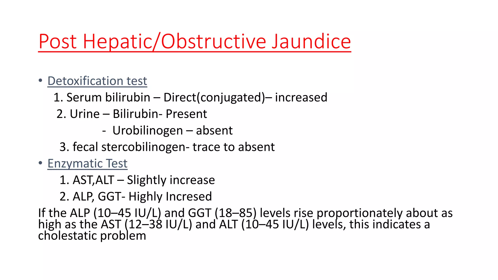 Investigation of jaundice | PPTX