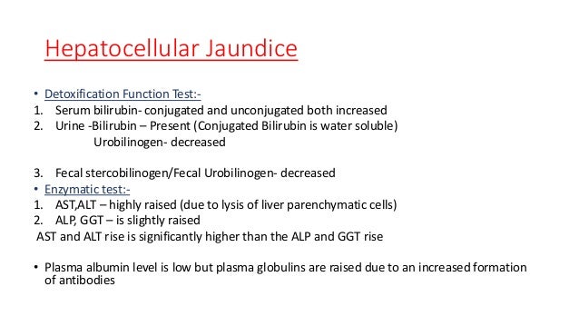 Investigation of jaundice