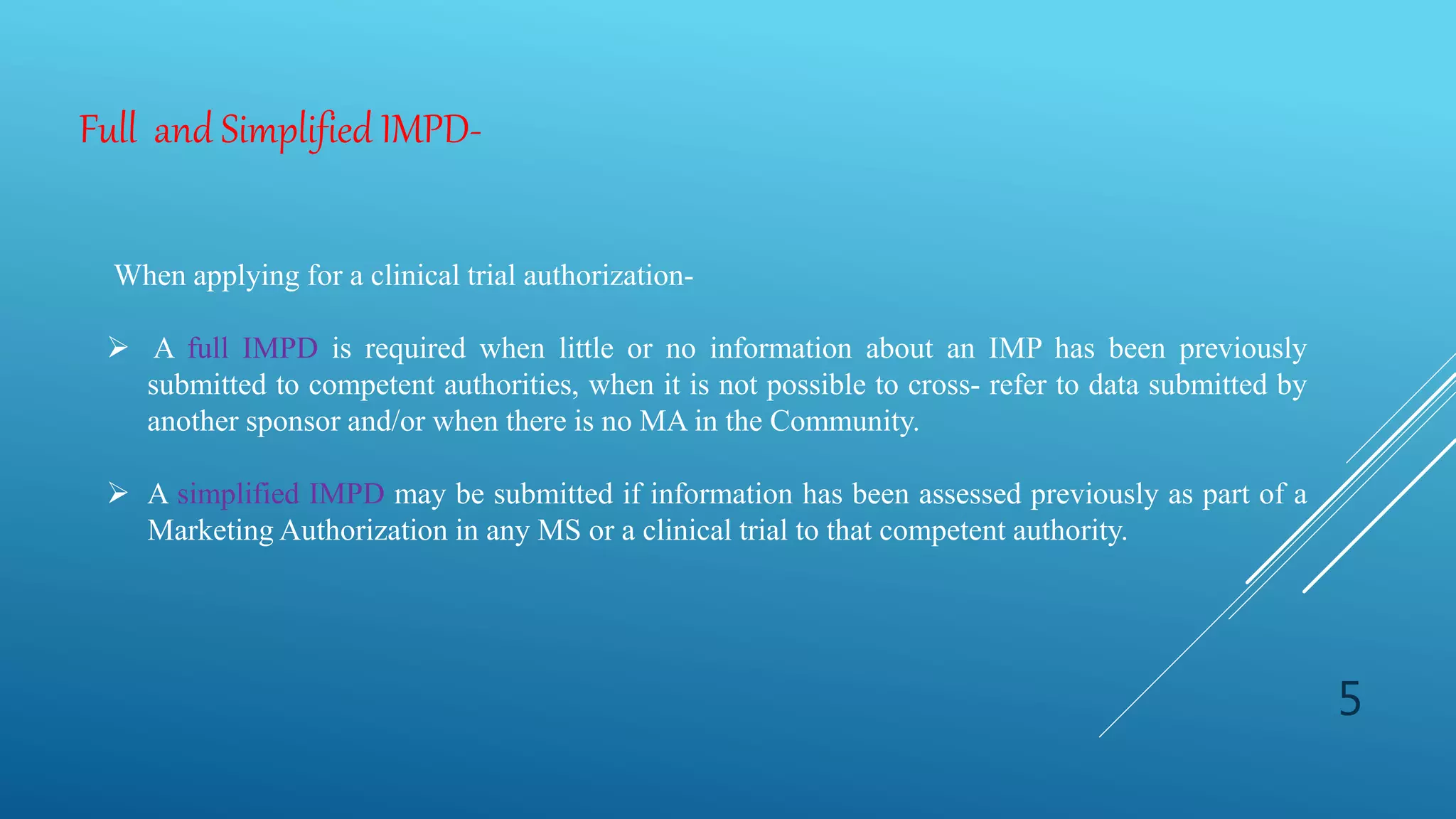 Investigation of medicinal product dossier | PPTX