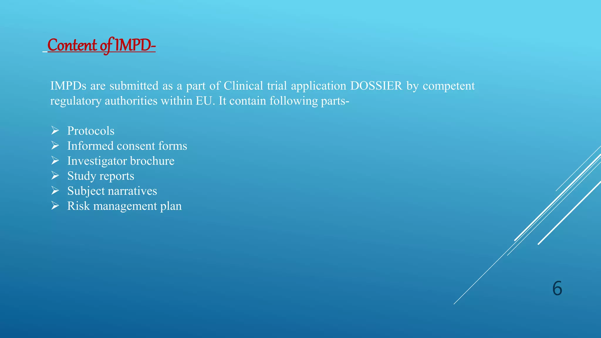 Investigation of medicinal product dossier | PPTX