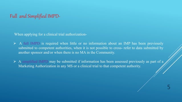 Investigation of medicinal product dossier | PPTX
