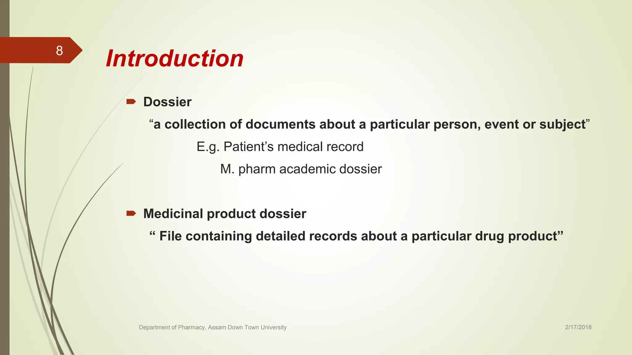 Investigation of medicinal product dossier (IMPD) | PPTX