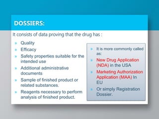 Investigation of medicinal product dossier (IMPD) and investigational ...